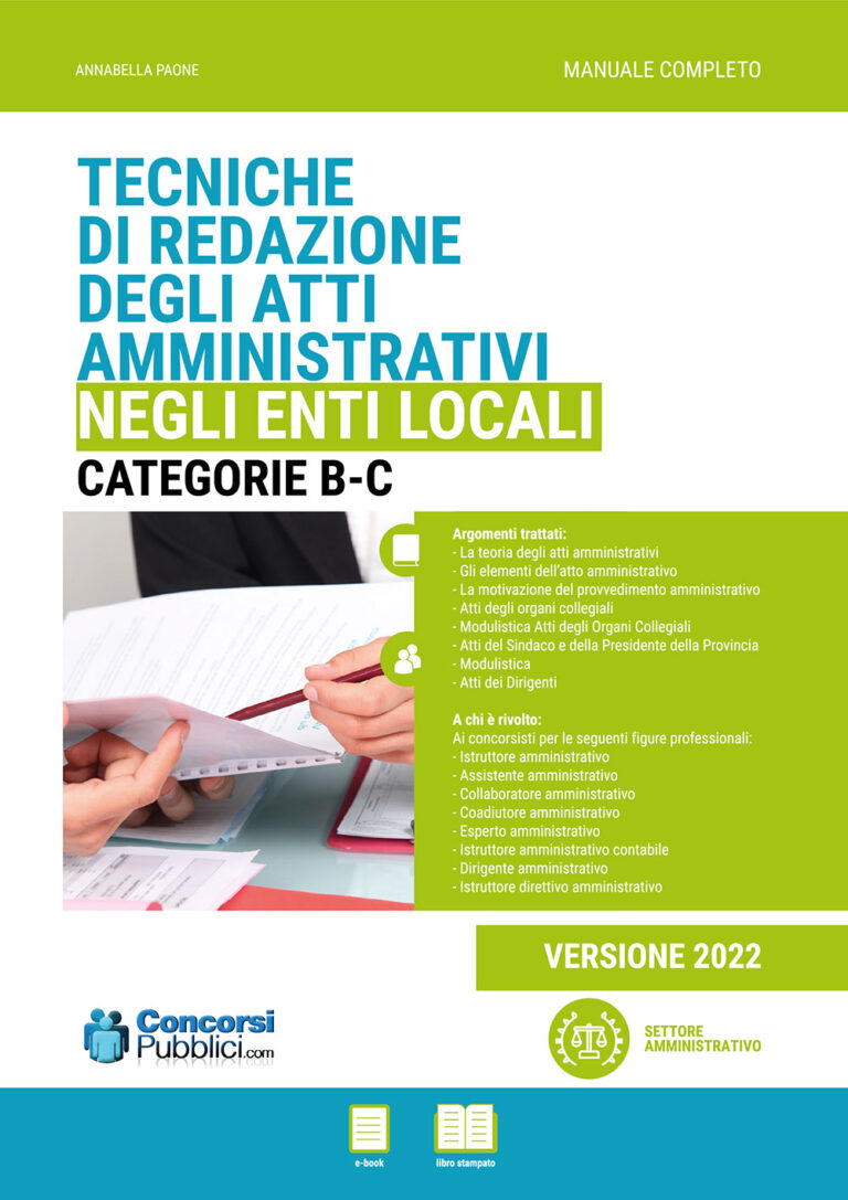 Kit completo Concorso Istruttore Amministrativo (e-book)